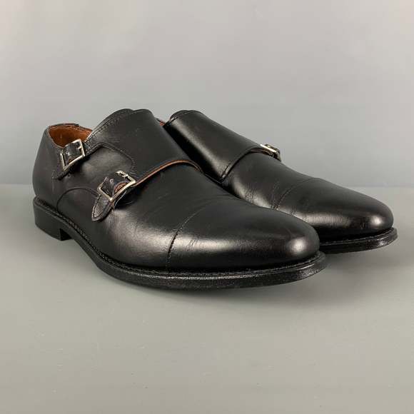 Allen Edmonds | Shoes | Allen Edmonds Black Leather Double Monk Strap ...
